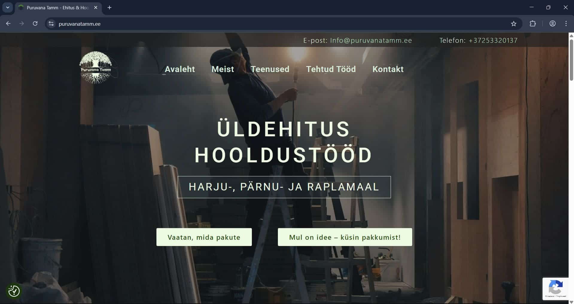 Ehitus & Hooldus Harju- Pärnu- ja Raplamaal - Puruvana Tamm